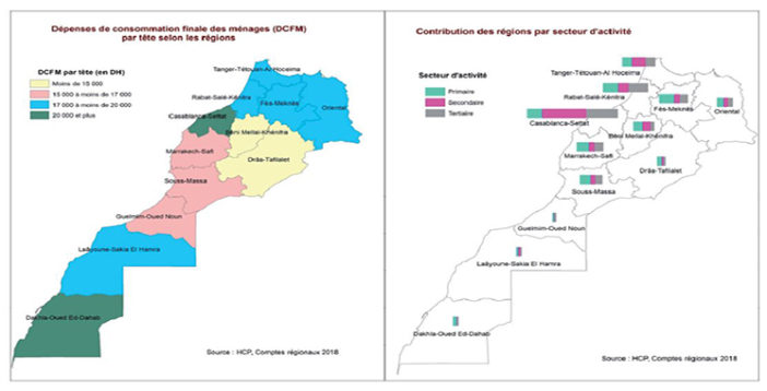 Croissance régionale, contribution à la richesse nationale, PIB par ...