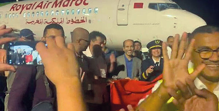 Aéroport international Mohammed V : Arrivée de 136 ressortissants marocains rapatriés du Soudan ...