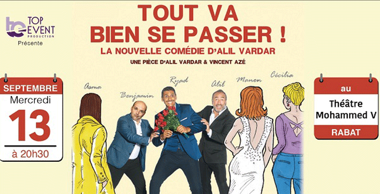 Top Event présente la comédie de la rentrée ! – Aujourd'hui le Maroc