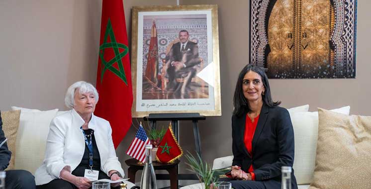 Assemblées annuelles BM/FMI: Nadia Fettah s’entretient avec Janet ...