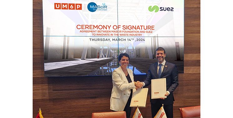 Pour innover dans le secteur des déchets : SUEZ et la Fondation MAScIR ...
