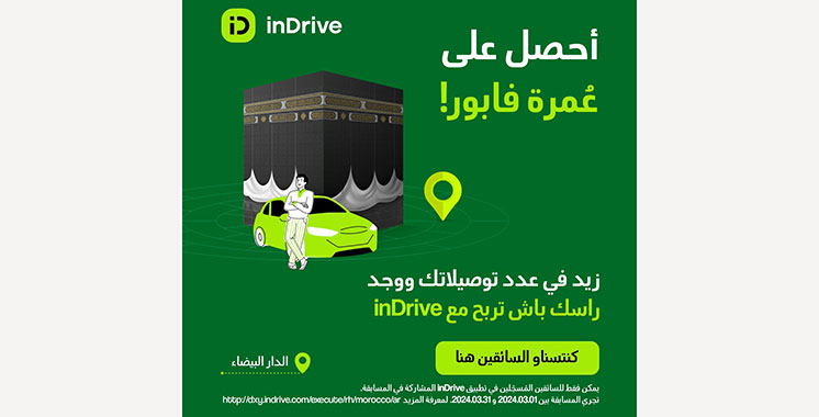 Concours – InDrive : Une Omra offerte aux chauffeurs marocains ...