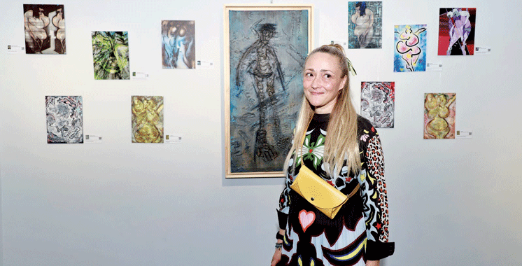 Elle présente ses œuvres pour la première fois au Maroc: L’artiste ...