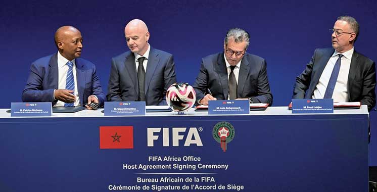 Une première en Afrique : La FIFA installe son bureau régional à Rabat – Aujourd'hui le Maroc