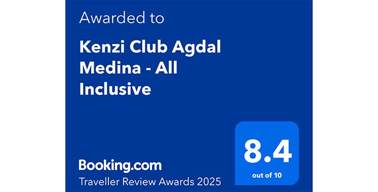 Traveller ReviewAward 2025 : Le Groupe Kenzi primé par Booking.com ...