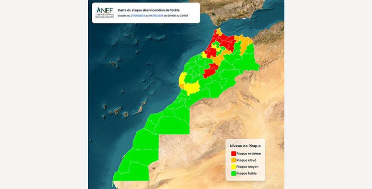 Feux de forêts : Alerte rouge dans 14 provinces – Aujourd'hui le Maroc