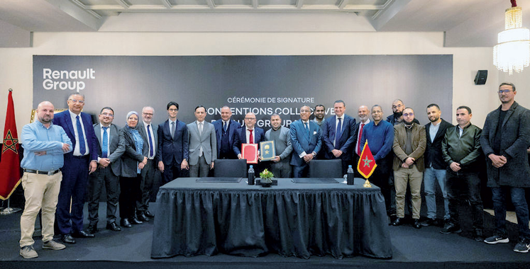 Le Groupe Renault Maroc signe des conventions collectives avec ses ...